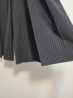 Alexander McQueen | Shorts | Mcq Black Pinstripe Dress Bermuda Wide Leg ...